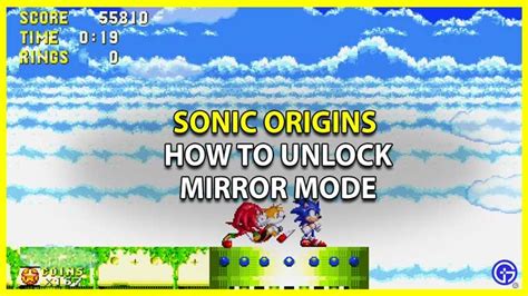 Unlock Mirror Mode In Sonic Origins