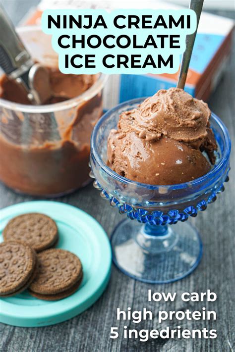 Ninja Creami Chocolate Ice Cream Recipe Low Carb And High Protein