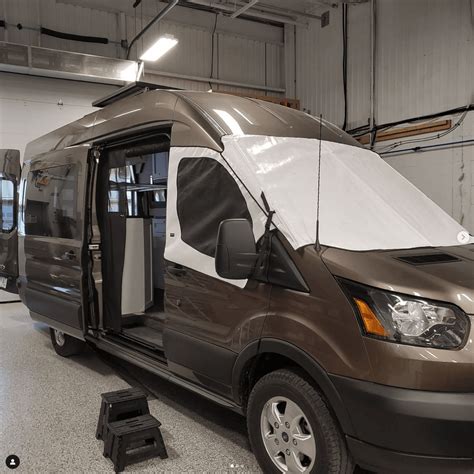 Rolef Front Door Screen And Windshield Cover For Ford Transit Vans