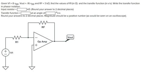 solved given v1 6 vpp r1 8 k0 v2 4 vpp r2 3 kn