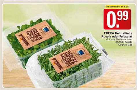 Edeka Heimatliebe Rucola Oder Feldsalat Angebot Bei Wez 1Prospekte De