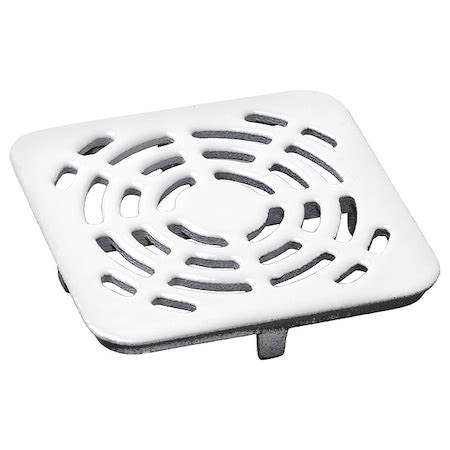 Jay R Smith Manufacturing Floor Drain Cast Iron Square 1 1 2 H