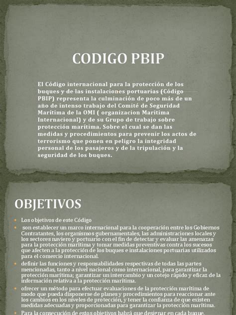 Codigo Pbip Pdf Gobierno Business