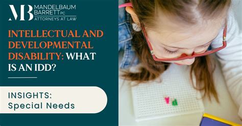 Intellectual And Developmental Disability What Is An Idd Mandelbaum