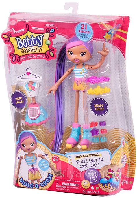 Бетти Спагетти Кукла-конструктор Moose Betty Spaghetti Люси на роликах ...