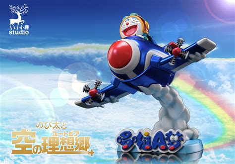 Doraemon Movie Nobitas Sky Utopia Doraemon Resin Statue Xiao Lu