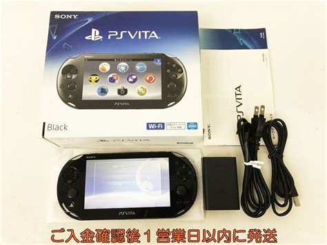 【目立った傷や汚れなし】【1円】psvita 本体 セット ブラック Sony Playstation Vita Pch 2000 動作確認済