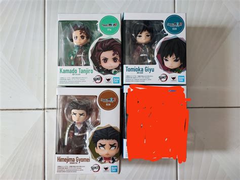 全新3隻 Figuarts Mini 028岩柱 悲鳴嶼行冥 小芭內鬼滅之刃 016 竈門炭治郎 020 水柱 富岡義勇 黏土人 1193