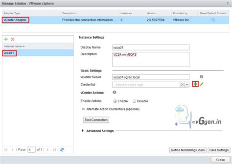 Vrealize Part Add Vcenter Adapter To Vrops Vgyan In