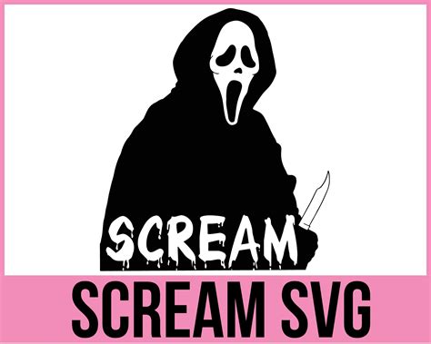 Scream Svg Ghost Face Svg Horror Svg Halloween Svg Scream Etsy