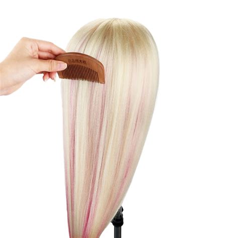 Cap Manechin Coafor Par Lung Blond Natural 70 Cm Emag Ro