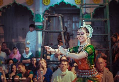 Odissi Dancer At Radha Ramanji Templephoto Ananta Vrindavan Das