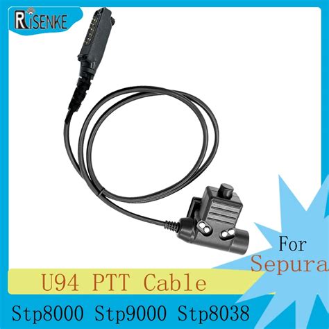 Risenke U94 Tactical Connector For Sepura Stp8000 Stp8030 Stp8035