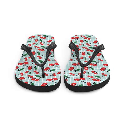 Cherry Flip Flops Etsy