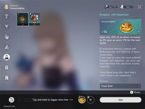 Guys How Did I Deselect Auto Use In Consumables Ipad Rhonkaistarrail