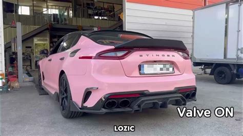 기아 스팅어33t 메인텍v3전자식 가변배기 사운드 Youtube