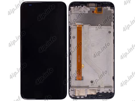 Модуль дисплей тачскрин для Irbis Sp571 черный с черной рамкой — купить экран на телефон по