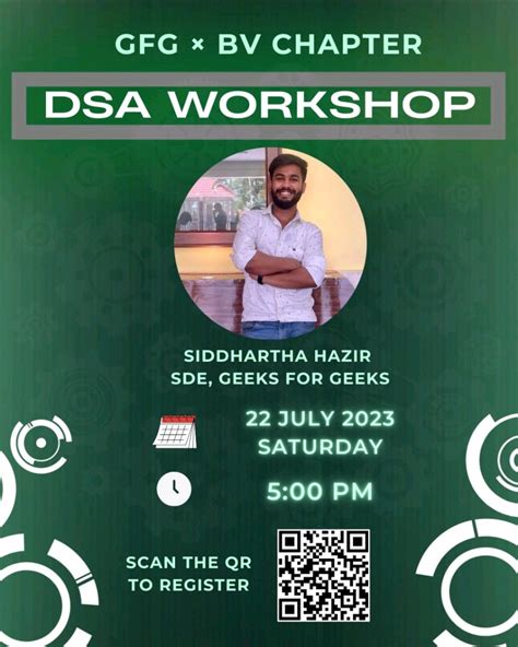 🌟🚀 Exciting Dsa Workshop Alert 🚀🌟 📅 Date 22nd July ⏰ Time 500 Pm