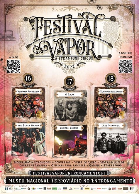 Festival Vapor A Steampunk Circus Museu Nacional Ferroviário