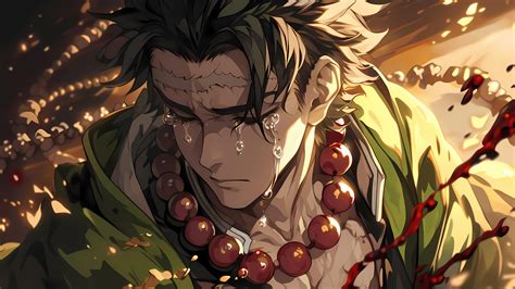 Gyomei Himejima Wallpaper 4k Demon Slayer Kimetsu No Yaiba