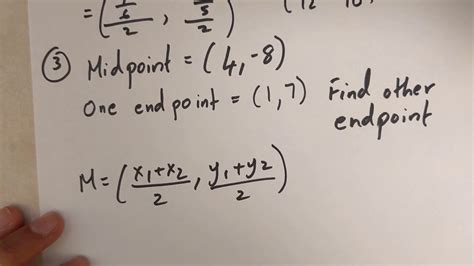 Grade 10 Math Midpoint Of A Line Segment Lesson 2 1 Youtube