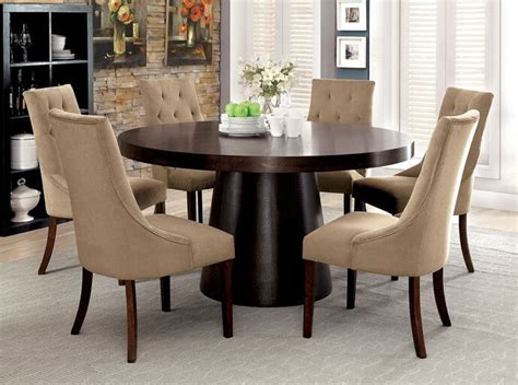 Furniture Of America CM3849T 3859SC 7PC 7 Pc Havana Espresso Finish