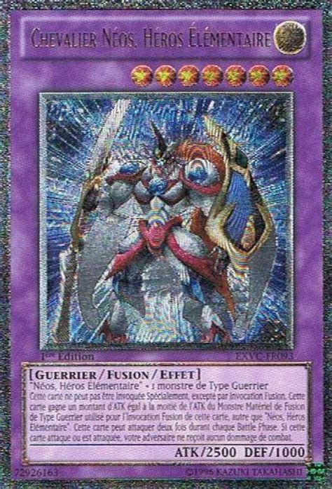 Chevalier Néos Héros Elémentaire Elemental Hero Neos Knight Carte