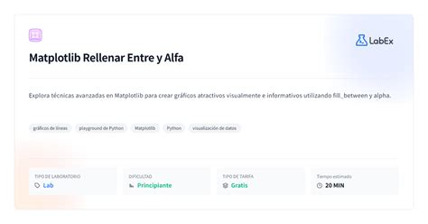 Matplotlib Rellenar Entre Y Alfa Labex