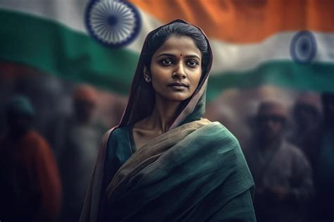 Premium Ai Image India Independence Day 15 August Indian Flag Ashoka