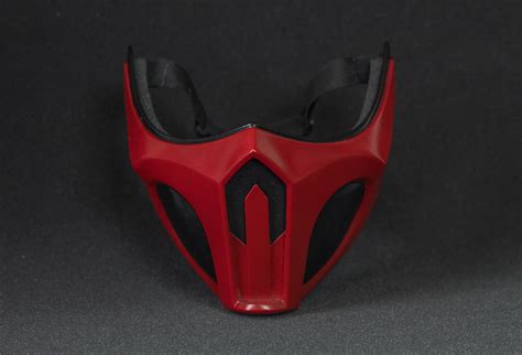 Scorpion Mask Red Harumi S Protector Mk11 Mortal Kombat Etsy