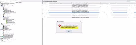 Deleting SQL Availability Group VOX