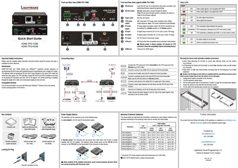 Lightware Hdmi Tps Rx86
