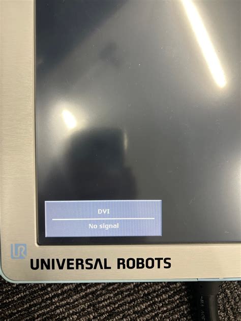 Dvi No Signal And Scanning Ports No Signal Error Technical Questions Universal Robots Forum