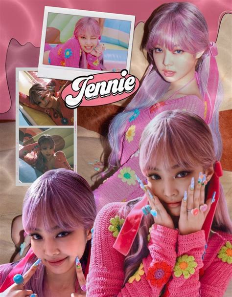 Jennie Kim Ice Cream Y2k Edit Binder Covers Printable Binder Covers