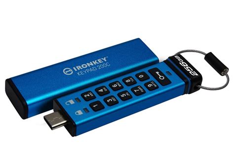 ironkey keypad 200 series hardware encrypted usb c drive geeky gadgets