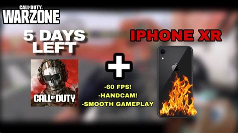 5 More Days Iphone Xr Performance Warzone Mobile 60fps Youtube