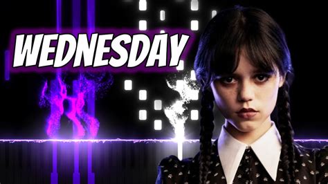 Wednesday Main Theme Piano Tutorial Youtube