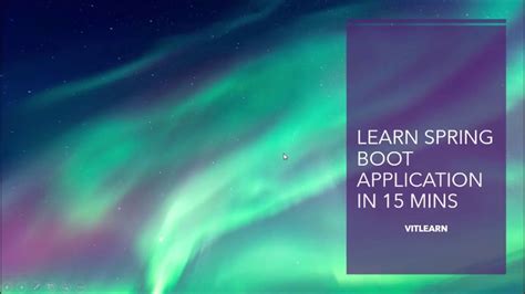 Springboot Tutorial For Beginners Vitlearn Youtube