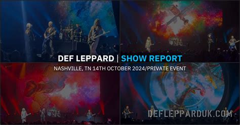 DEF LEPPARD Play Surprise Show In NASHVILLE TN Show Report Setlist