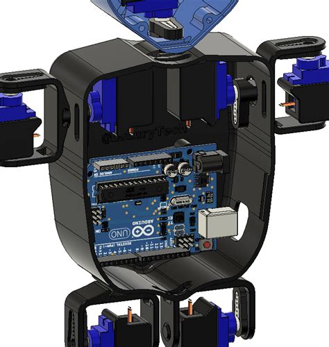 🤖 Humanoid Robot For Arduino With 9g Servo Motors Sg90 Ts90a・ Archivo 3d Para Impresión 3d・cults