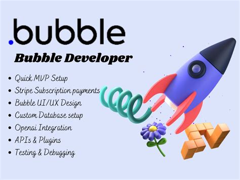 Bubble Developer, Bubble io, Bubble MVP and Bubble SAAS Openai Chatgpt ...