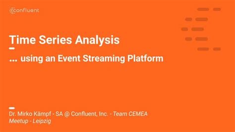 Event Stream Processing With Kafka And Samza