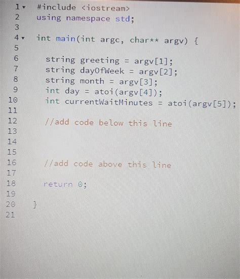 Solved Create A Code That Prints Out A Custom Message To Chegg