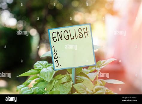 Conceptual Hand Writing Showing English Concept Meaning Possible Communication Between