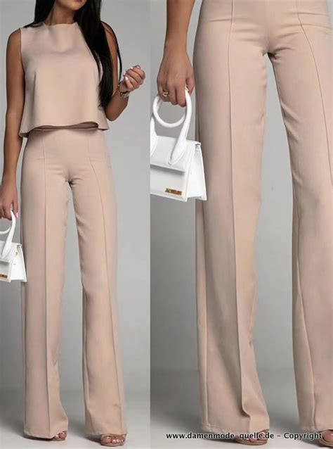 Damen Outfits Zweiteiler 2025 Damen Zweiteiler Outfit Elegant Und