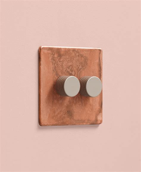 Led Double Dimmer Switch Copper Double Dimmer Switch
