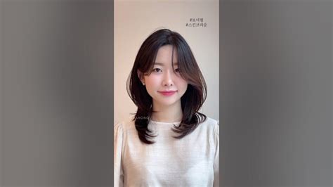 사이드뱅 컷 손질방법 보더펌 스킨브라운 긴머리레이어드컷 긴머리레이어드펌 긴머리스타일 중간머리레이어드 중간머리 차홍 차홍룸 Chahong 헤어스타일