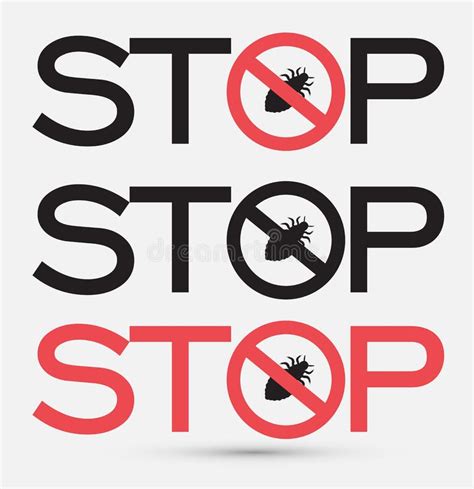 Stop Virus Messages Stickers Stock Vector Illustration Of Clipart
