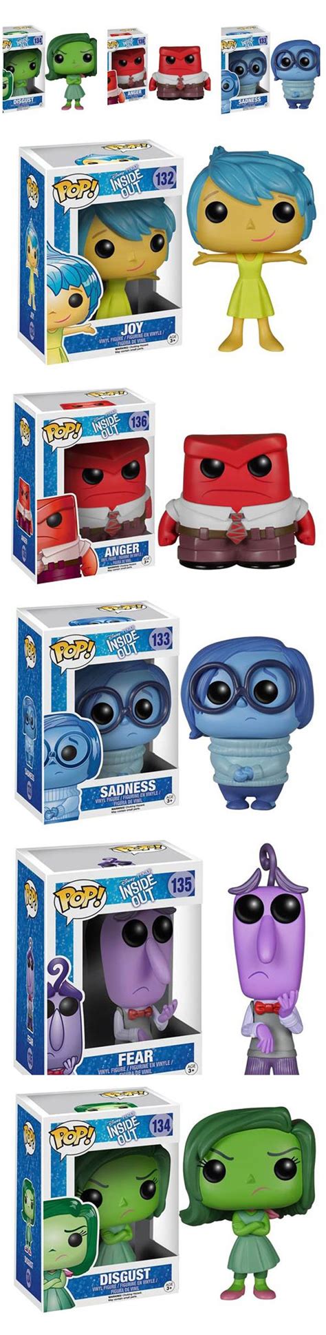 The New Funko POP S For Pixars Inside Out Are As Cute As You Would Expect Pixars Newest