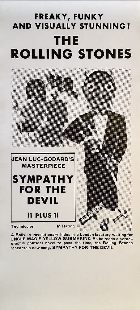 Sympathy For The Devil The Rolling Stones The Film Poster Gallery